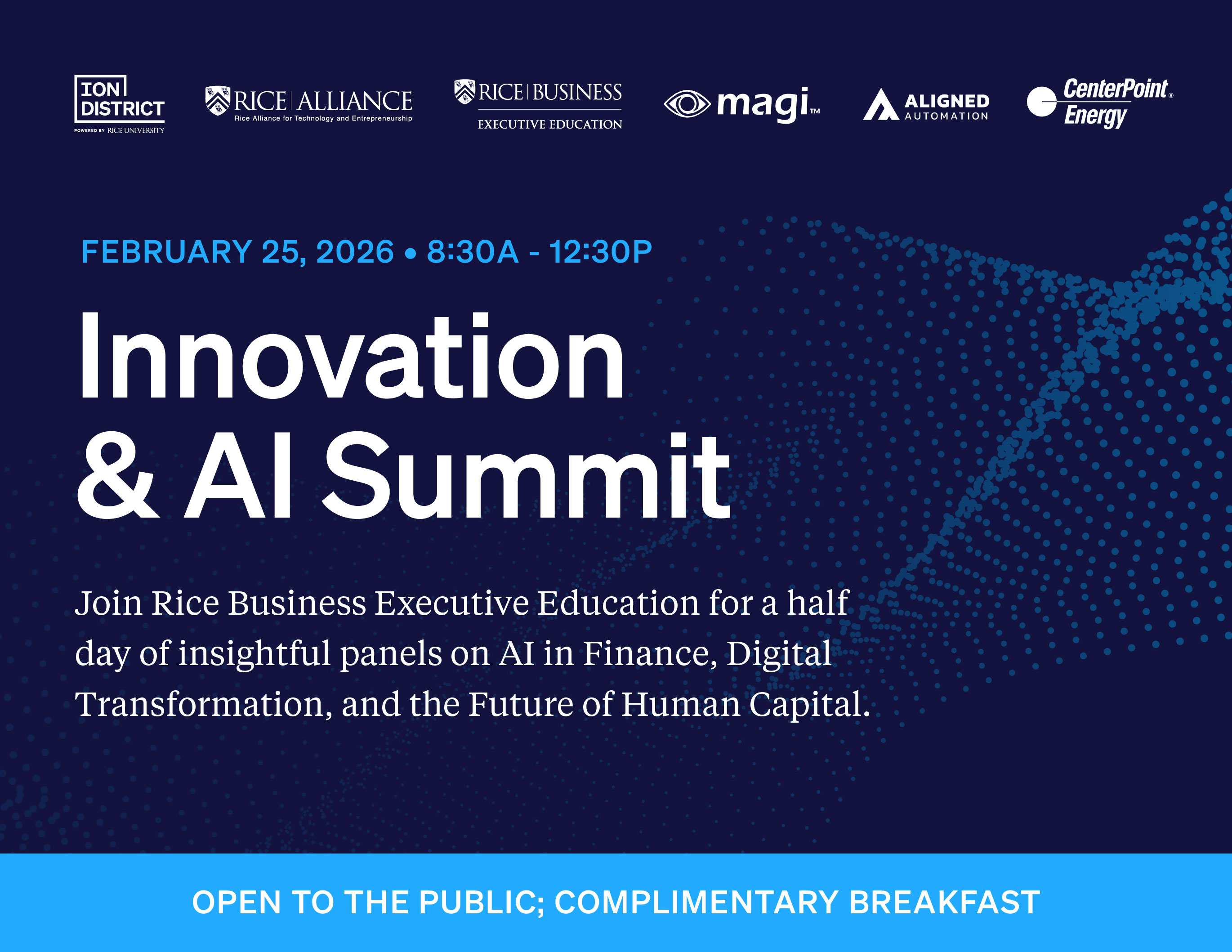 Innovation & AI Summit 2026 | The business school at Rice University ...